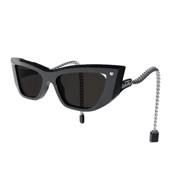SABATINO Deluxe Frames Acetate Silver Gem - Black
