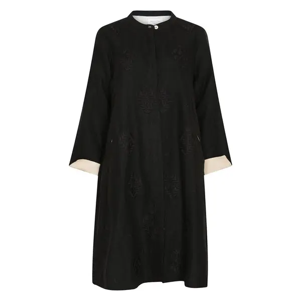 NOLOGO-CHIC Super Mix Coat Dress - Black