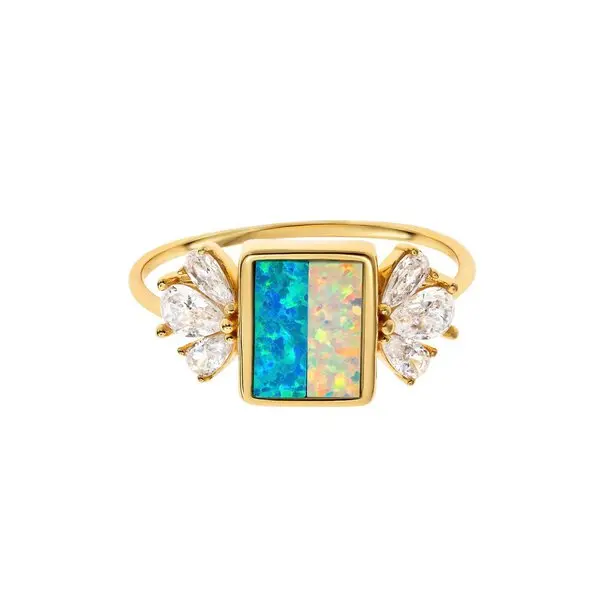 LA KAISER Opal Ombre Empress Ring