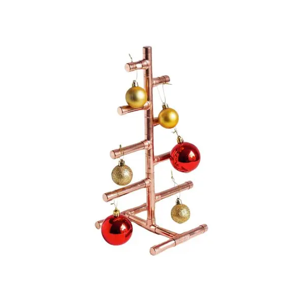 ANATOLIACRAFT Solid Copper Christmas Tree - Brown