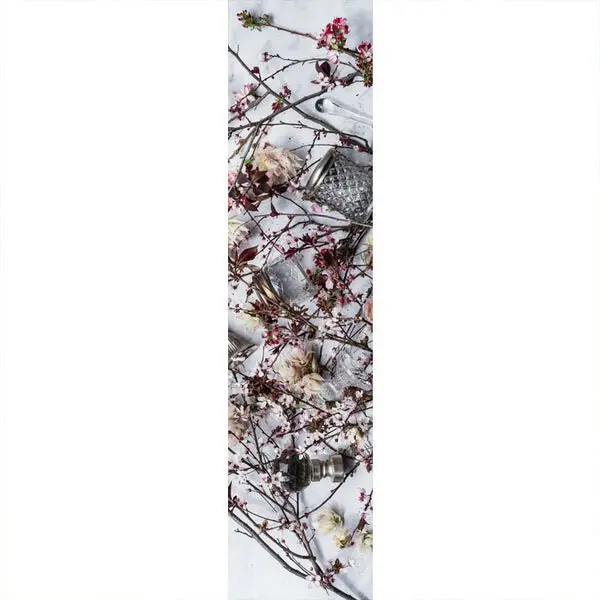 Botanical Boys Blushing Bloom Table Runner - Orange