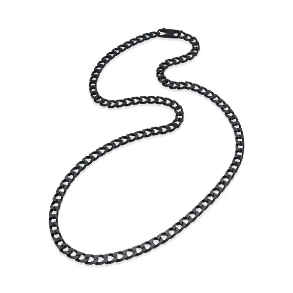 ALTAR™ ORNAMENTS CO. Ares Chain| Sterling Silver Dark Ruthenium-plated Necklace Altar - Black