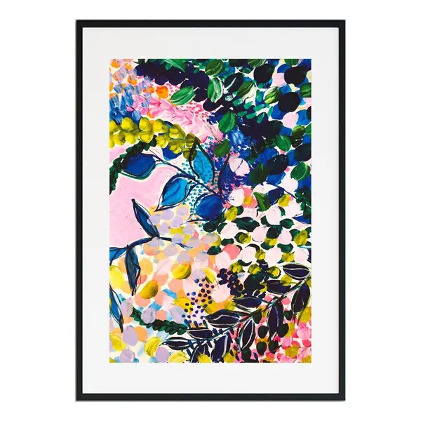 Jessica Slack Studio Gorgeous S Abstract Floral Print - Green