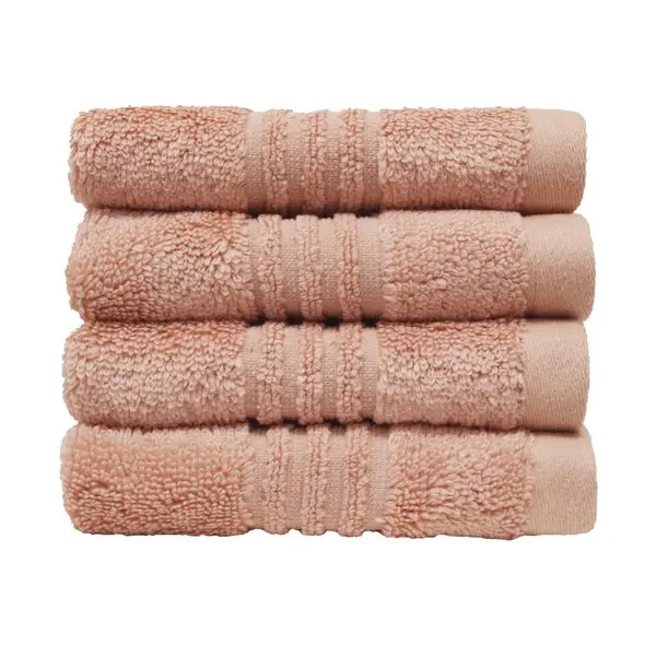 Misona Ultra Soft Bamboo Face Cloth Set Blush - Pink