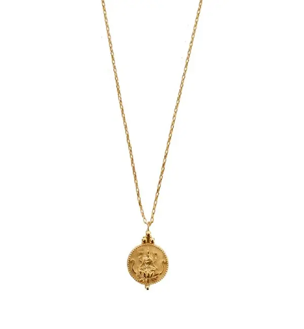 GEM ISLAND Laxmi Necklace - Gold