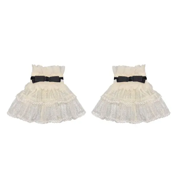 AZIMA MUSAYEVA Maxima Cuffs - White