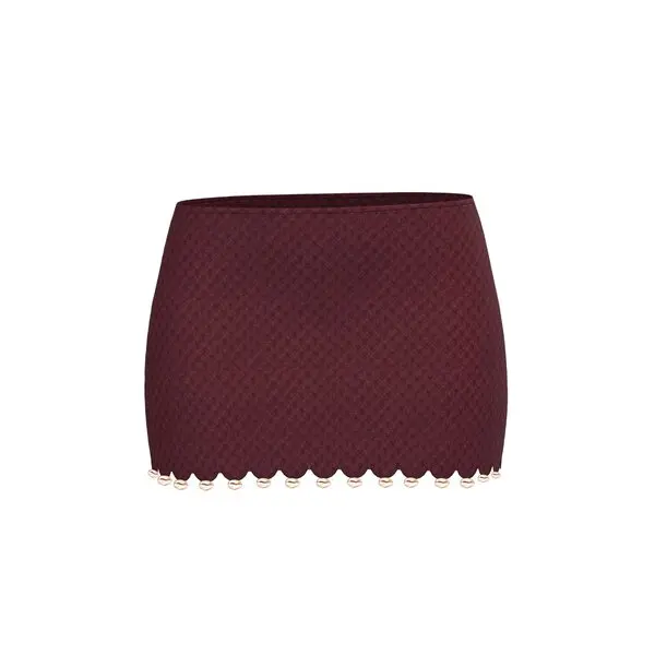 BLACKBOUGH SWIM Coleen Mini Skirt / Henna - Brown