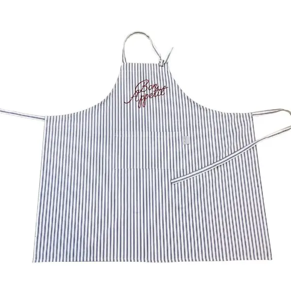 Twig New York Bib Apron Stripe - Blue