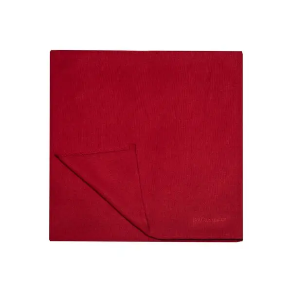 BEL CASHMERE Big Knitted Scarf Burgundy - Red