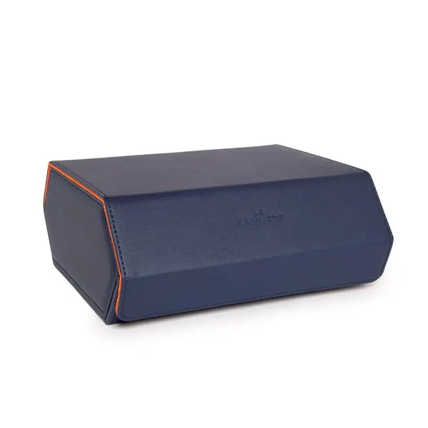 KENNETT WATCHES & ACCESSORIES Kennett Six Piece Hexagon Watch Case & Orange Pu Leather - Blue