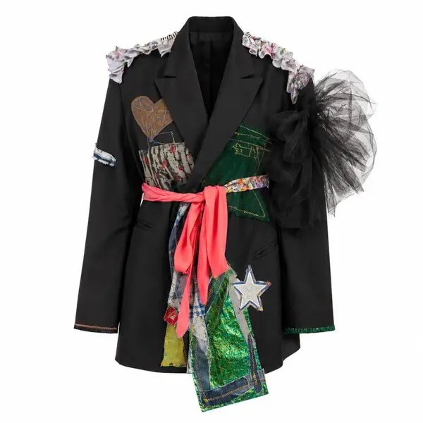 Miro Misljen Upcycled Patchwork Blazer