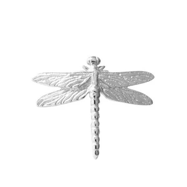 LEE RENEE Dragonfly Lapel Pin - Silver