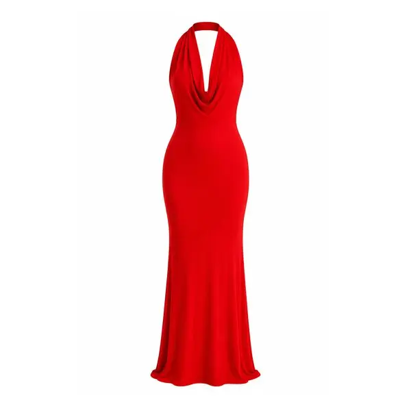 MAISON DE GALA Selene Crimson Gown