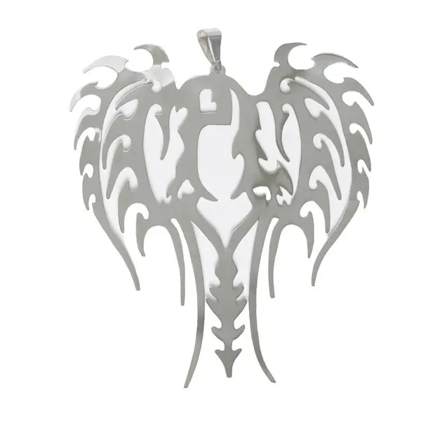 PALOMA LIRA Tribal Goth Pendant - Silver