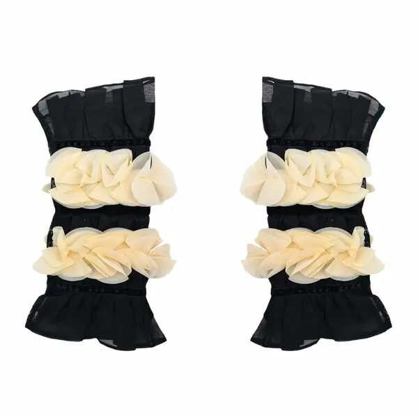 AZIMA MUSAYEVA Henrietta Cuffs Beige - Black