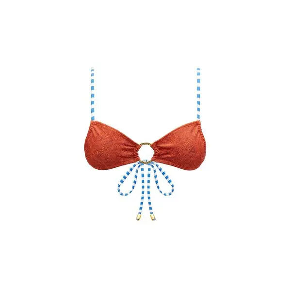 AKOSHA SWIMWEAR Jet Set Top Pairs With Mother Mary Skirt - Red