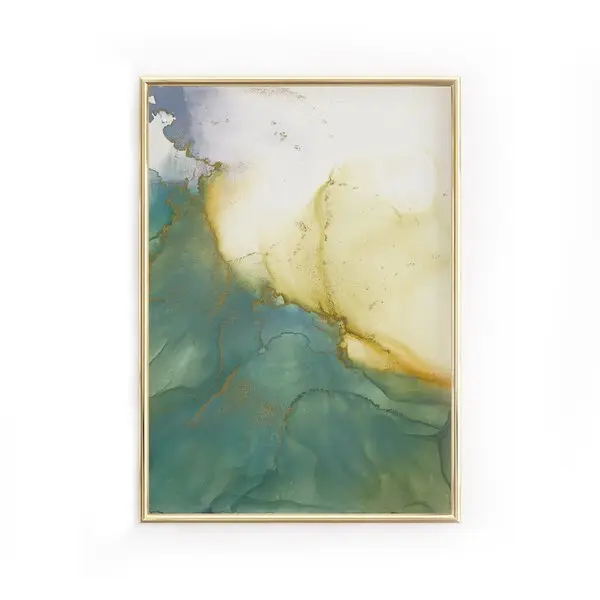 Art By Affie Growth A4 Fine Art Print - Green