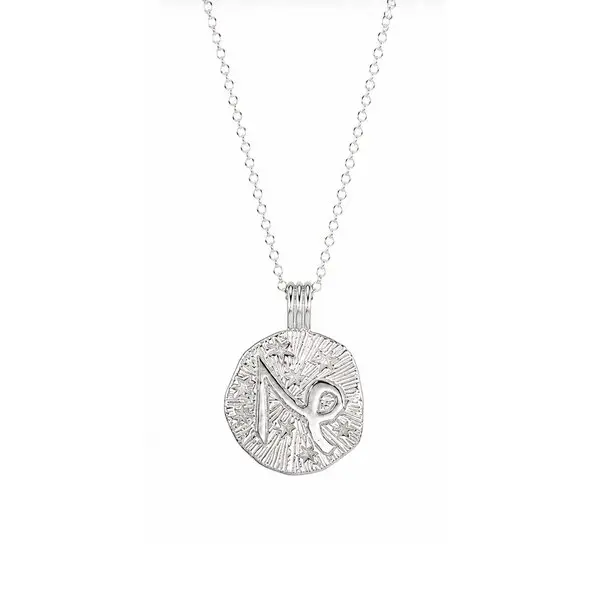 ZOË & MORGAN Sun In Capricorn Necklace Sterling - Silver