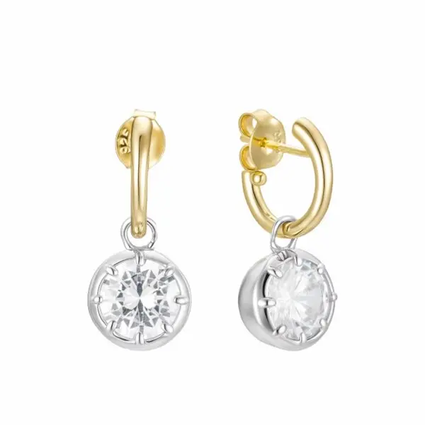 ONEWILDONE Silver / Gold I’m Not Like The Rest Two-tone Earrings - Silver/gold