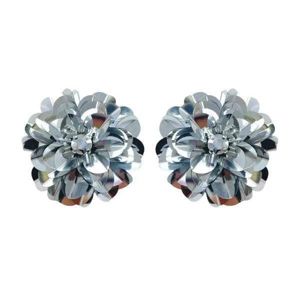 PINAR OZEVLAT Metallic Blossoms - Silver