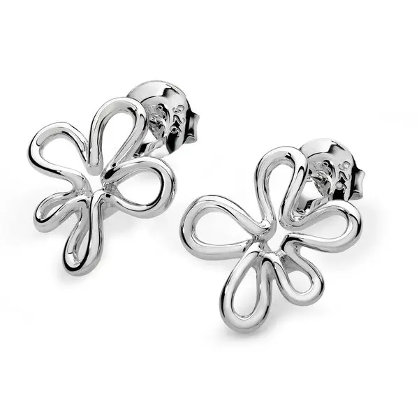 LUCY QUARTERMAINE Large Open Splash Studs