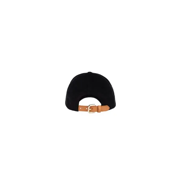 Place Of Ëlms Cap In Corduroy - Black