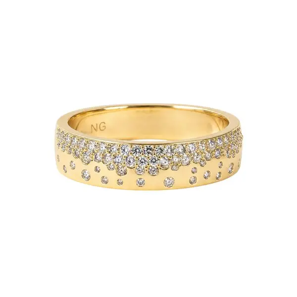 NATIVE GEM Champagne Fizz Ring - Gold