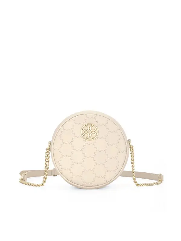 ORANGE CUBE Quilted Impressions Round Bag Whisper - Pink