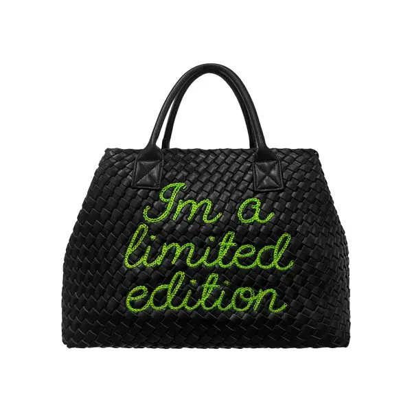 LILLY LOVES I'm A Limited Edition Green Handbag - Black