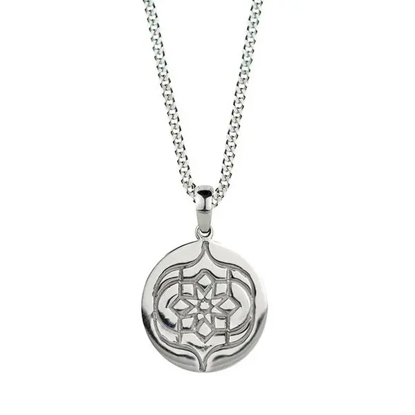CHARLOTTE'S WEB JEWELLERY Cw Motif Necklace - Silver