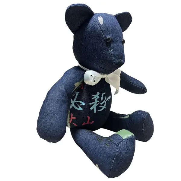 TOKKOU Teddy Bear Recycled Denim Ichigeki - Blue