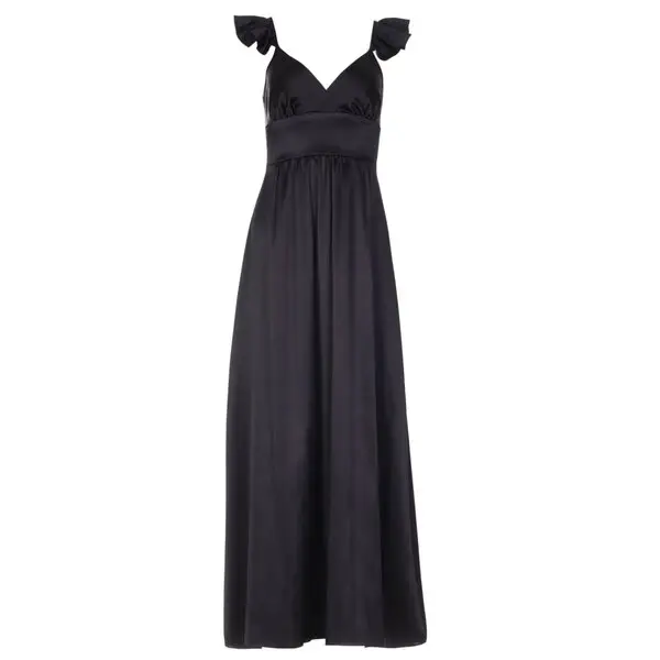 ROSES ARE RED Chloe Silk Dress - Black