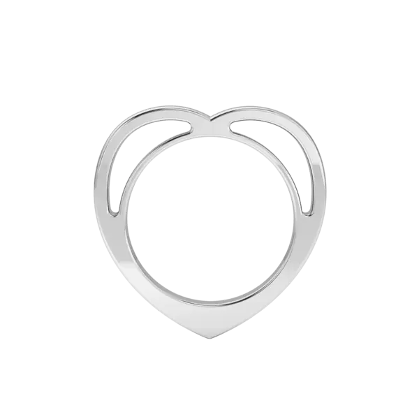 THE LINK BETWEEN Heartfelt Statet Ring In White Gold - Silver