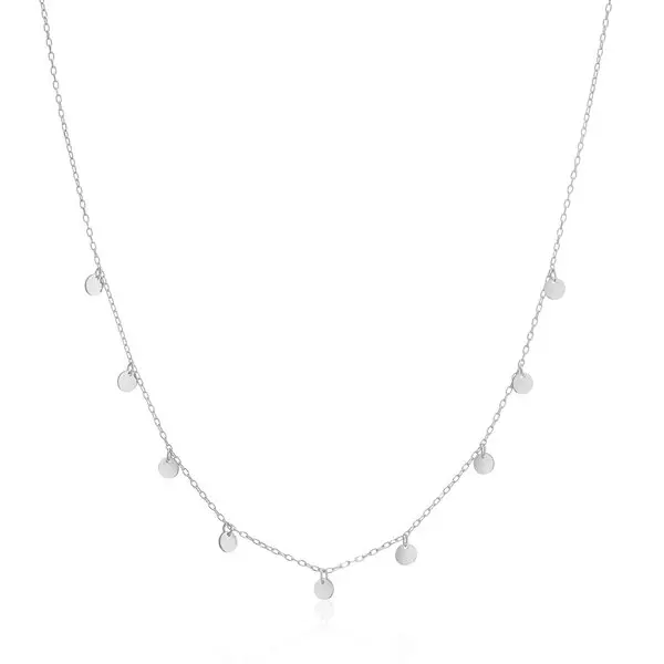 AUREE JEWELLERY Frascati Sterling Multi Disc Necklace - Silver