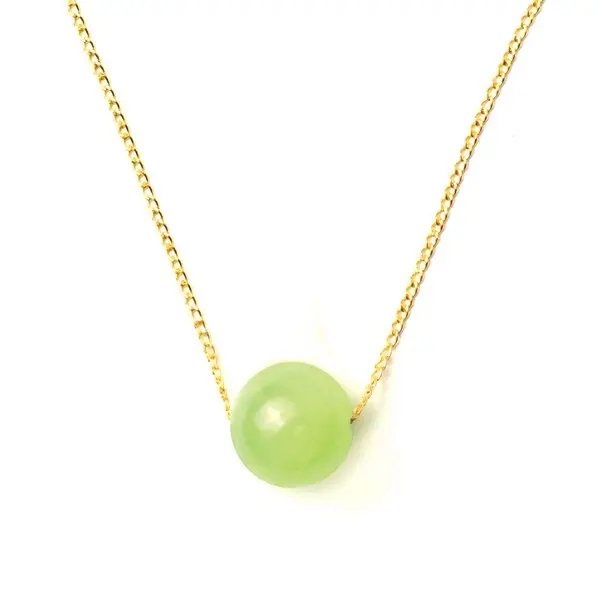 LEXI JEWELRY Gold Serene Necklace - Green