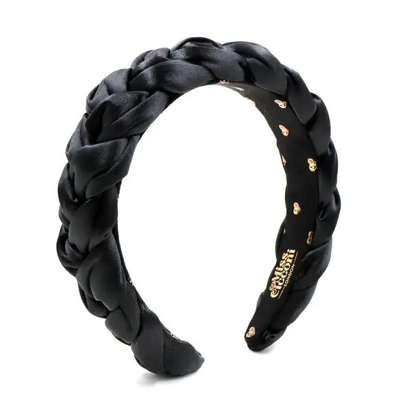 MISS CICCONI Florence Headband Silk - Black