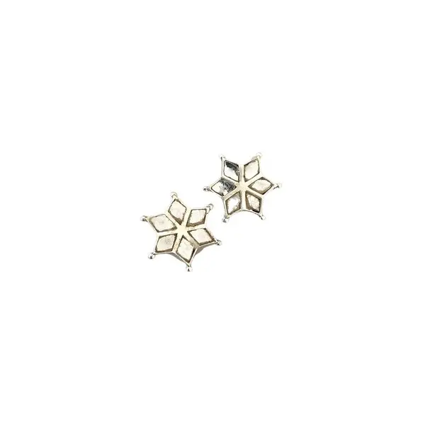 RIZE Mirror Star Stud Earrings Sterling & Mirror