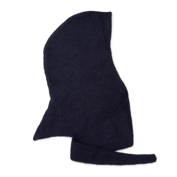 ARCTIC FOX & CO. The Alpaca Hooded Scarf Deep Sea Navy - Blue