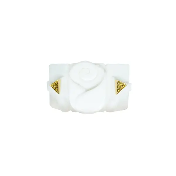 GISSA BICALHO Handmade Acrylic Bracelet Rose