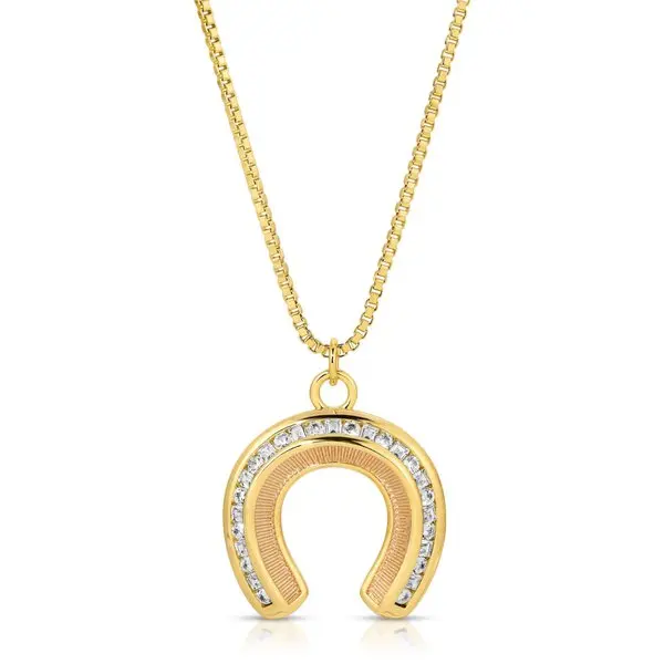 GLAMROCKS JEWELRY Good Fortune Necklace - Gold
