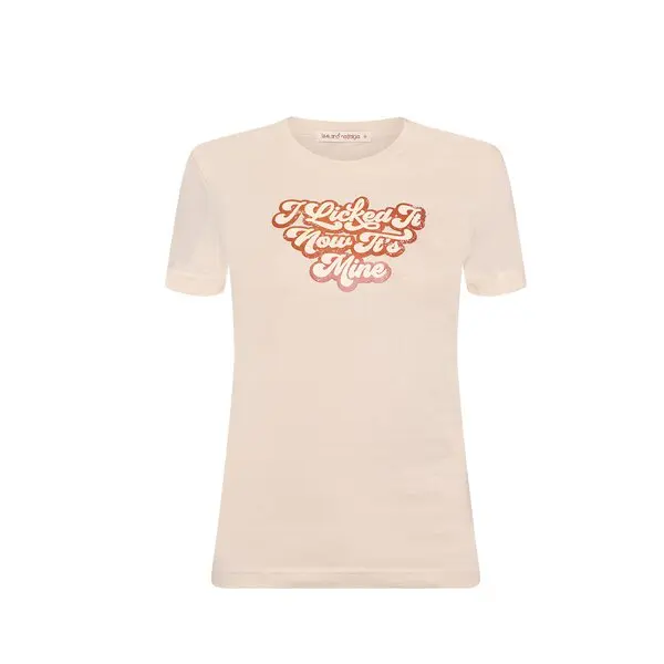 LOVE AND NOSTALGIA Margot Tee I Licked It Now It's Mine - Yellow