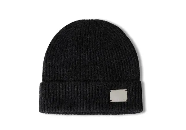 WARE COLLECTIVE Neutrals / Black / Grey Tag Keep Warm Beanie - Black/grey
