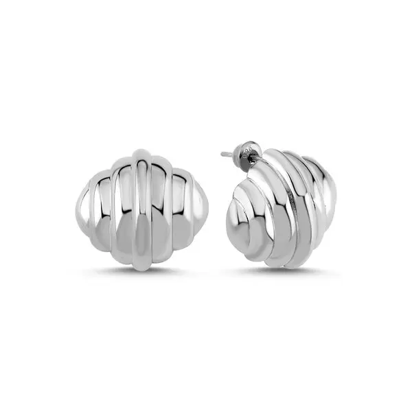 REIAN JEWELLERY Shell Earrings - Silver