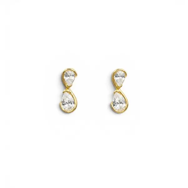 MISS CECILIA The Elodie Earrings - Gold