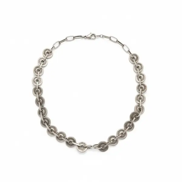 BY VIRGO Orbit Necklace - Silver