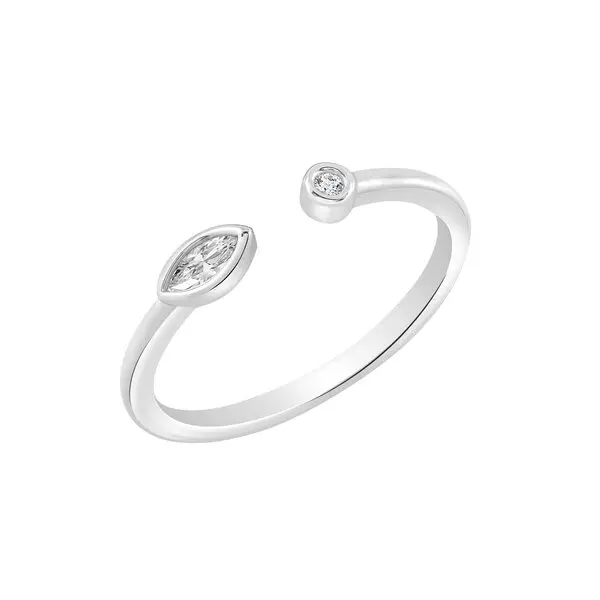 DIAMONBLISS Marilyn Monroe Open Ring - White
