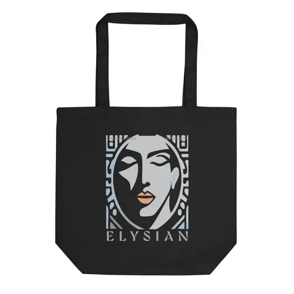 ANCHOR & CREW Two Elysian Editions Recycled Cotton Tote Bag - Black