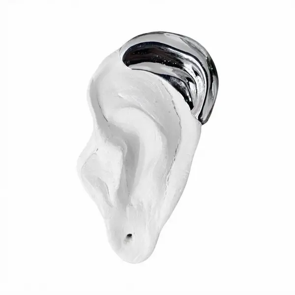 LONDON ATELIER BYPRODUCT Ear Wrap Accessory - Silver