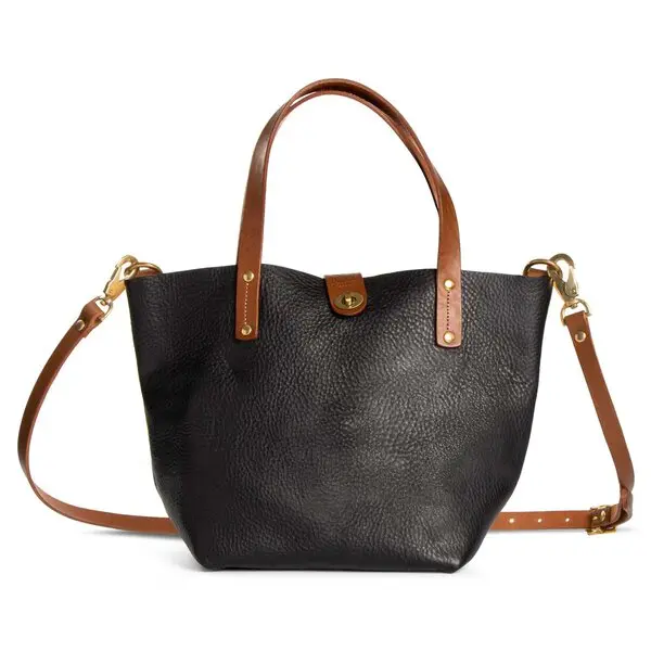N'DAMUS LONDON Adanna Leather Tote Bag - Black