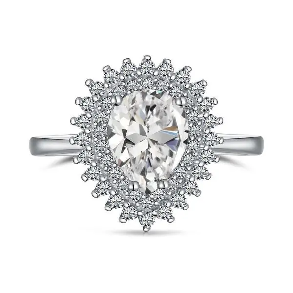 VIVIANA HALIL The Celine Ring – Sterling Feminine Statet Ring - Silver